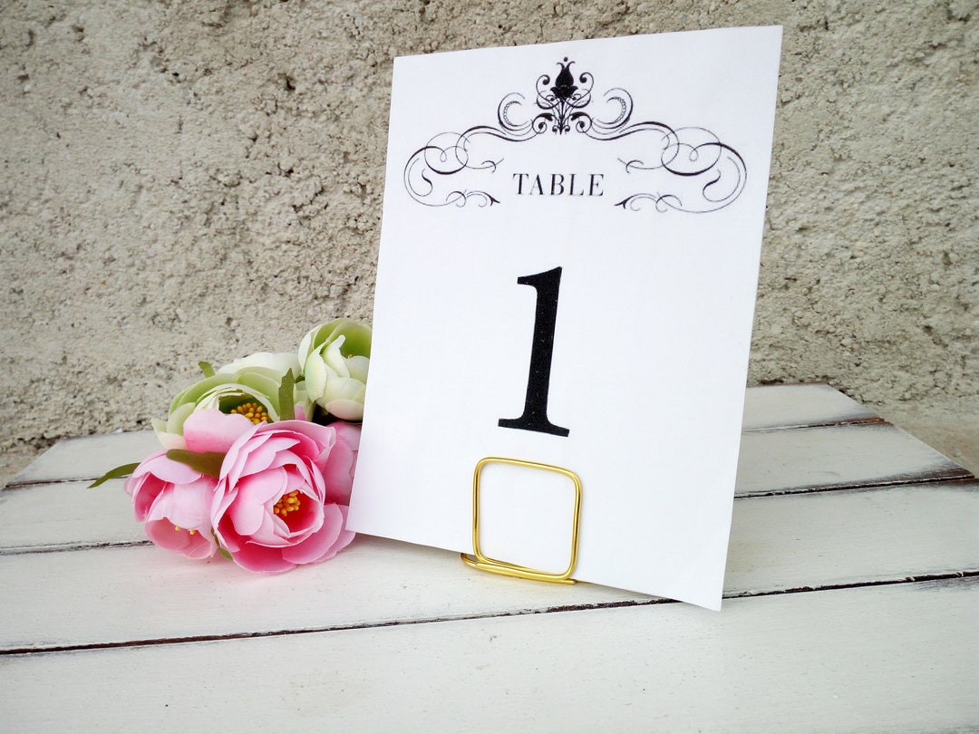 Table Number Holders, Wedding Menu Stands, Square Cards Holder, Wedding ...
