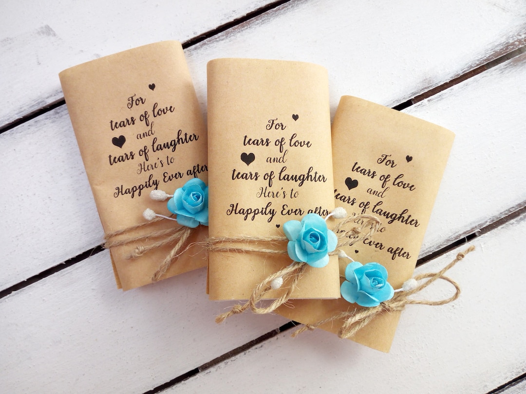 Happy Tears Tissues, for Your Happy Tears, Wedding Hankerchief, Tears ...