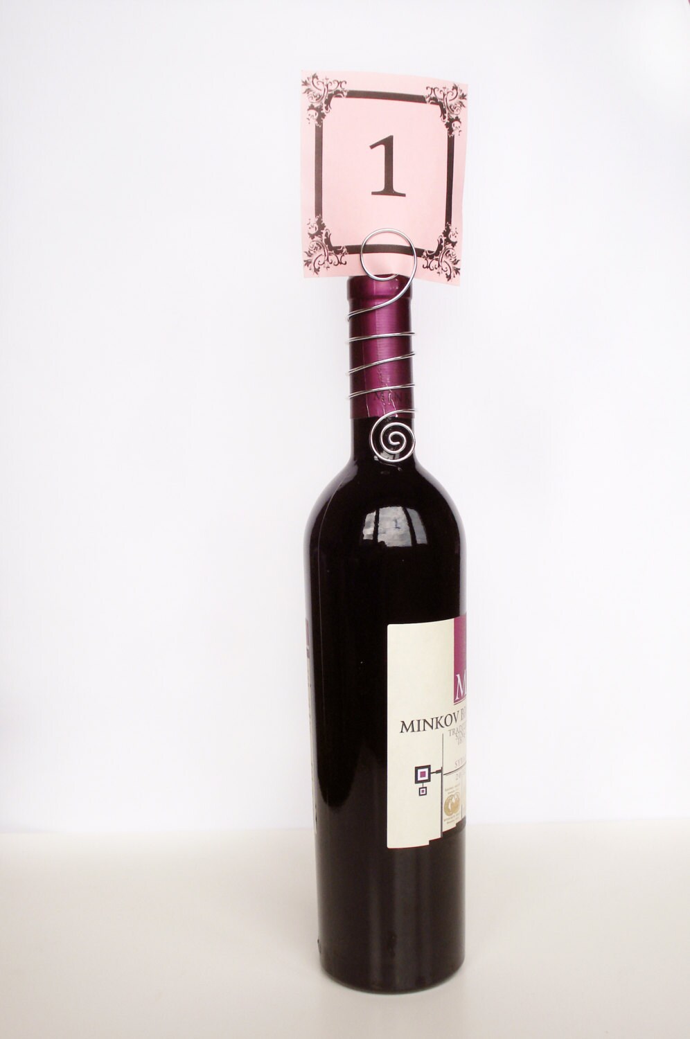 Silver table number holder Gold wedding reception | Etsy