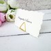 Triangle Place Card Holder, Geometric Escort Card Holder, Boho ...
