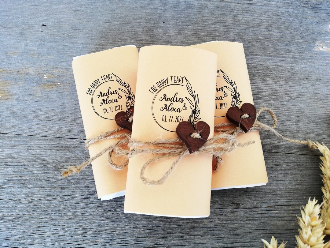 For Happy Tears Tissue Pack, Wedding Tissue Packs, Wedding Ceremony ...