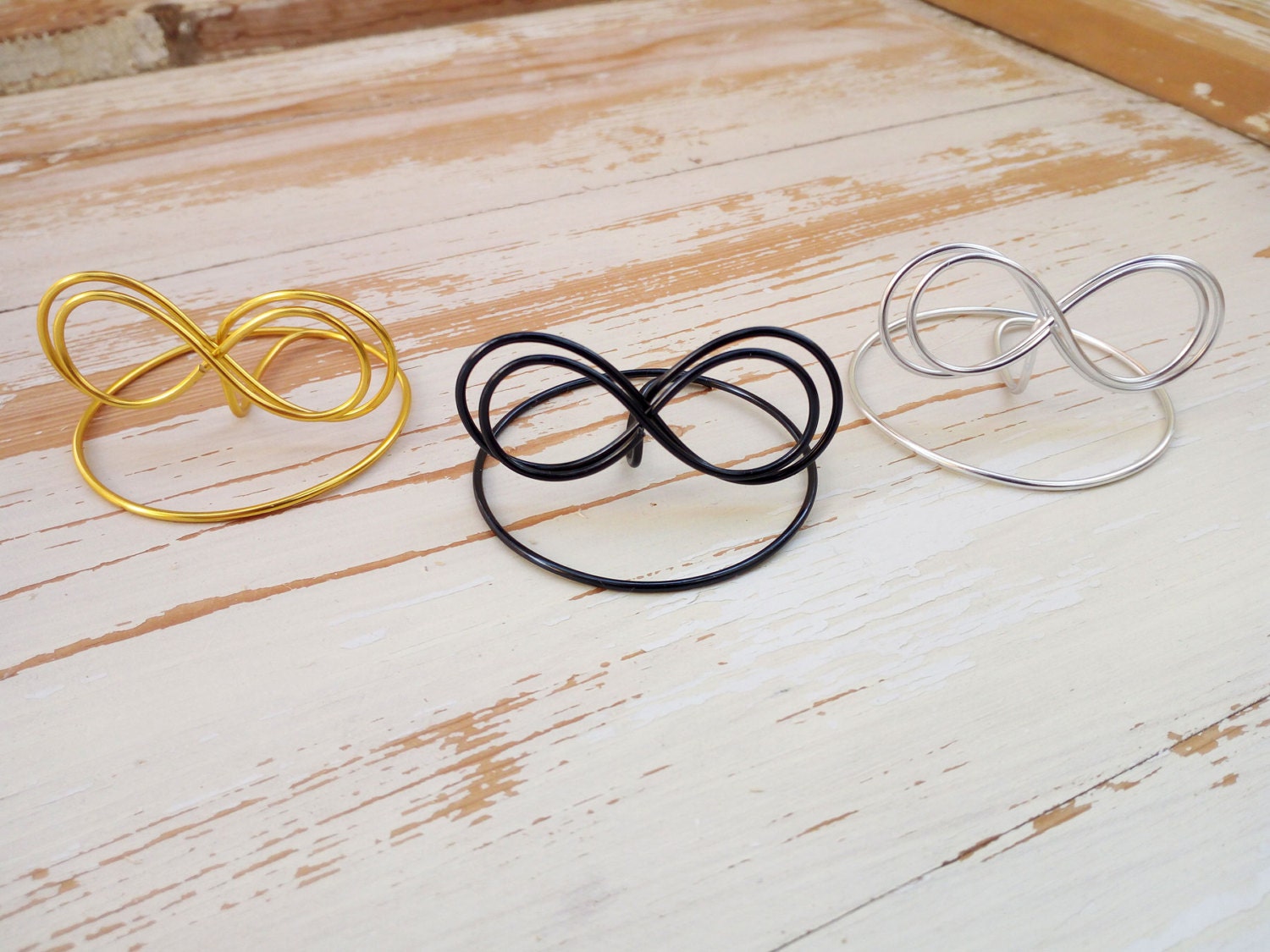 Infinity Place Card Holder, Name Tag Holder, Number Holder, Wedding ...
