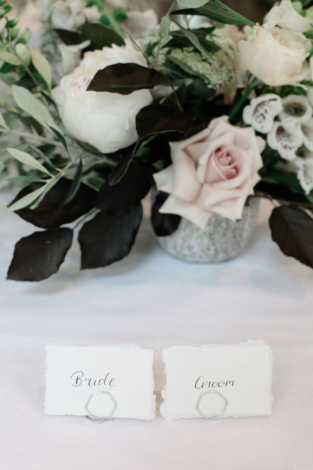 Geometric Place Card Holder Gold Place Card Holder Rose Gold | Etsy