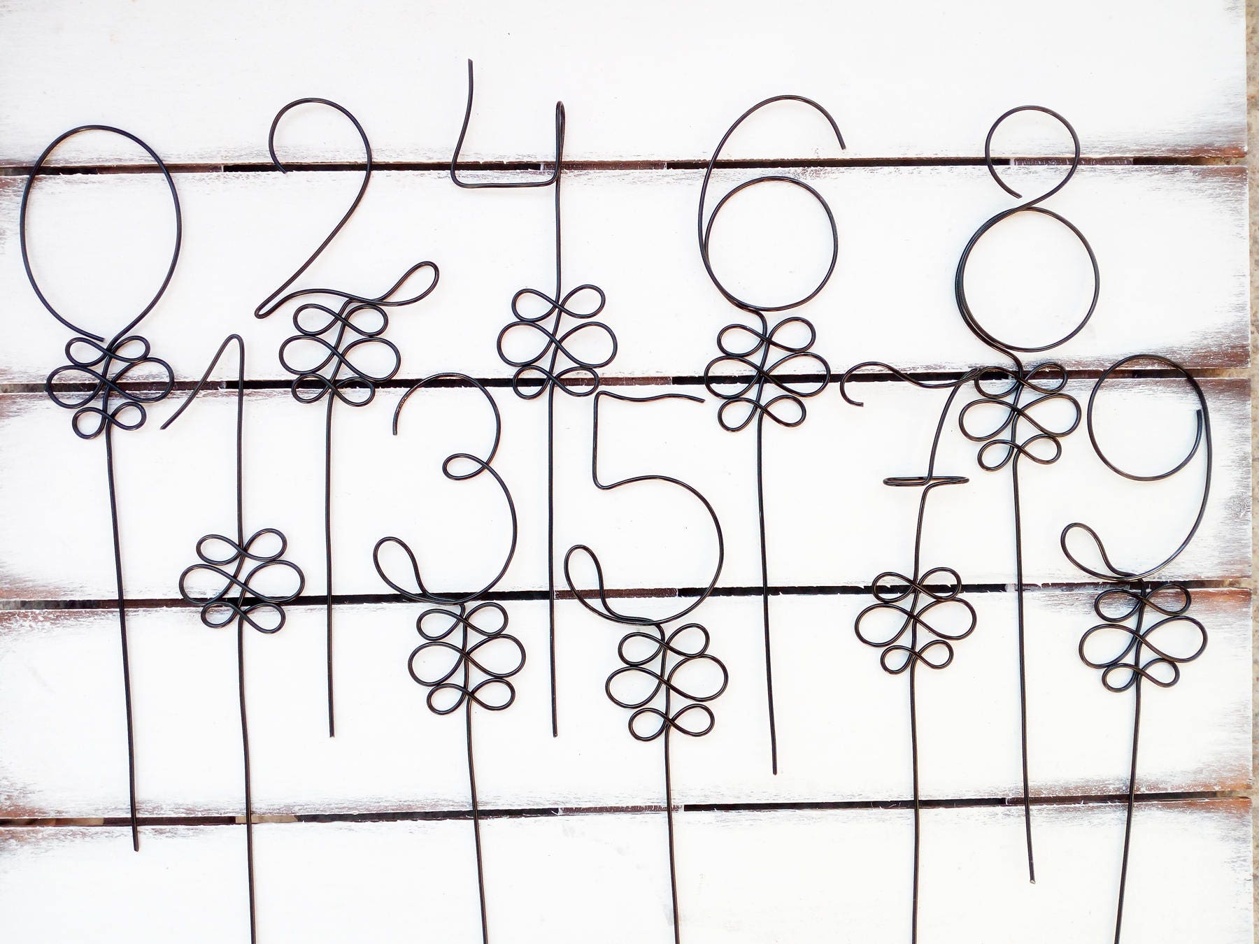 Table Number Wedding Table Decor Table Number Sticks - Etsy