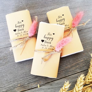 For Happy Tears Pack, Wedding Favors, Personalised Wedding Favors ...