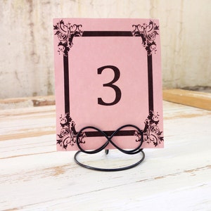 Infinity Place Card Holder, Name Tag Holder, Number Holder, Wedding ...