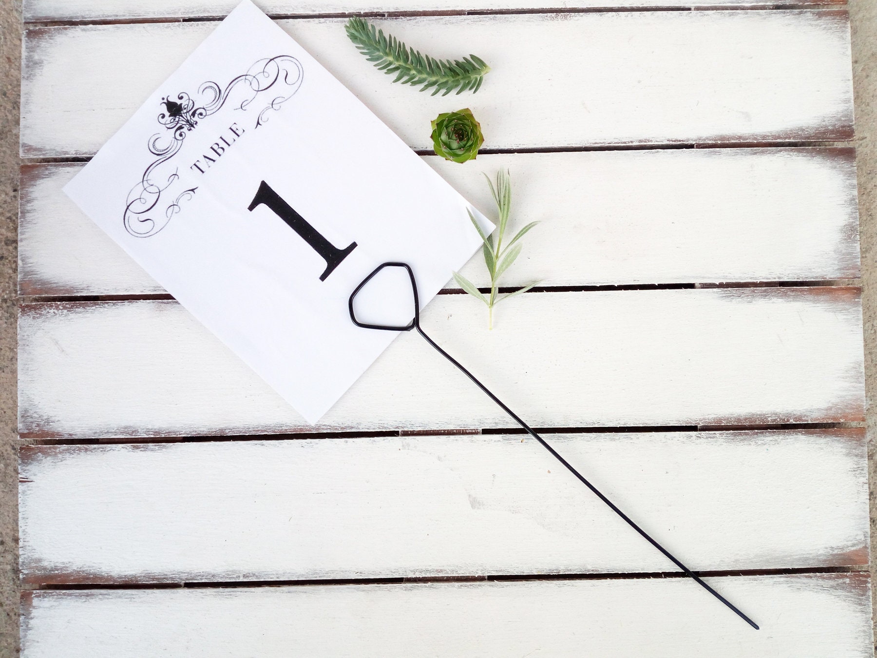 Diamond table number holder Geometric card holder Wire | Etsy