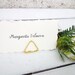 Triangle Place Card Holder, Geometric Escort Card Holder, Boho ...