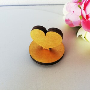 Table Number Holder Stand, Heart Table Number Holders Gold, Wedding ...