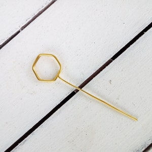 Geometric Place Card Holder, Boho Escort Card Holders, Hexagon, Polygon ...