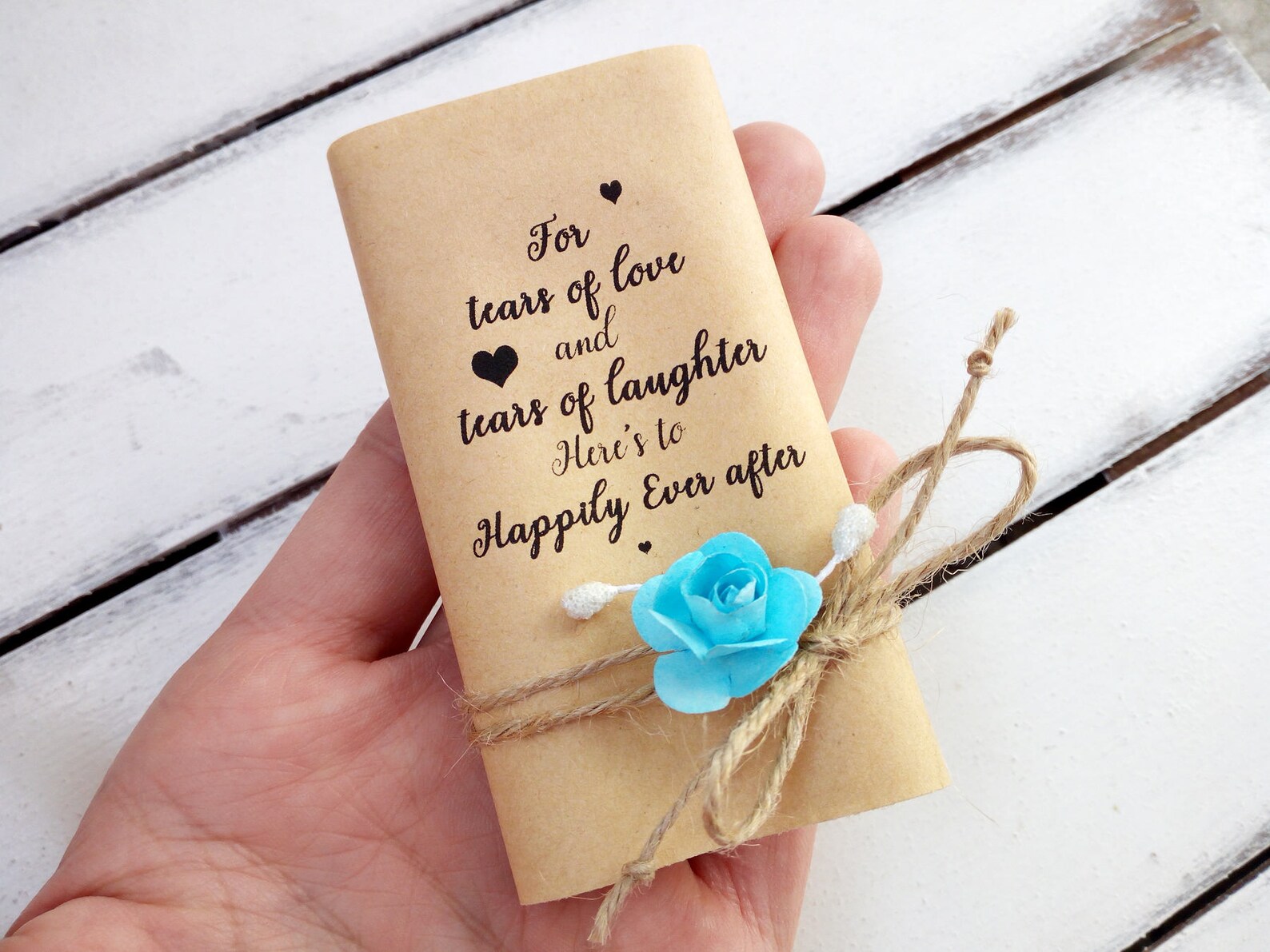 Happy Tears Tissues, for Your Happy Tears, Wedding Hankerchief, Tears ...