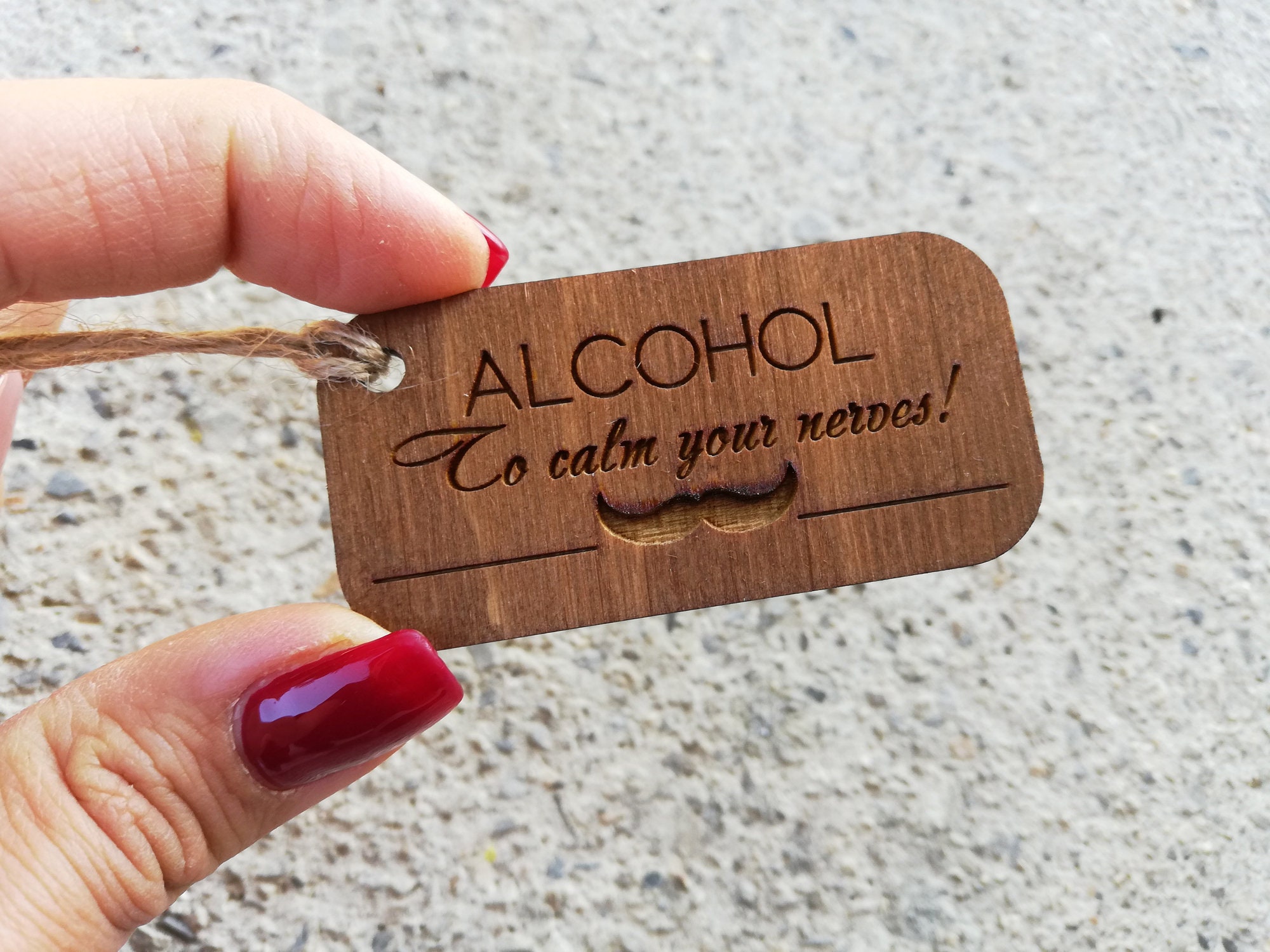 Groom Survival Kit Tag Survival Kit Wooden Gift Tags Groom | Etsy