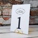 Infinity Table Number Holder Gold Table Centerpieces Silver - Etsy