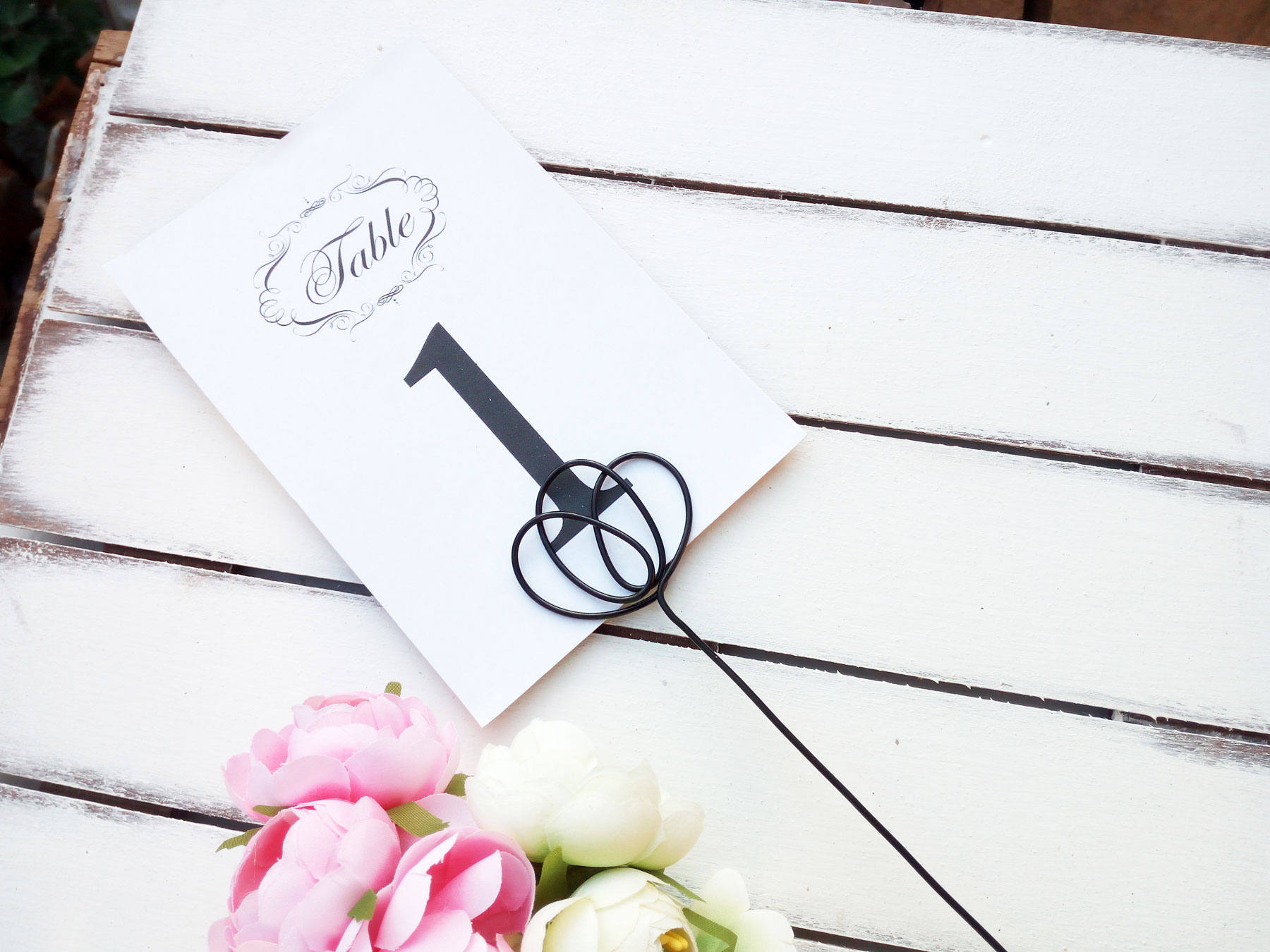 Table Number Holder Sticks Mussels Shells Wedding Table | Etsy