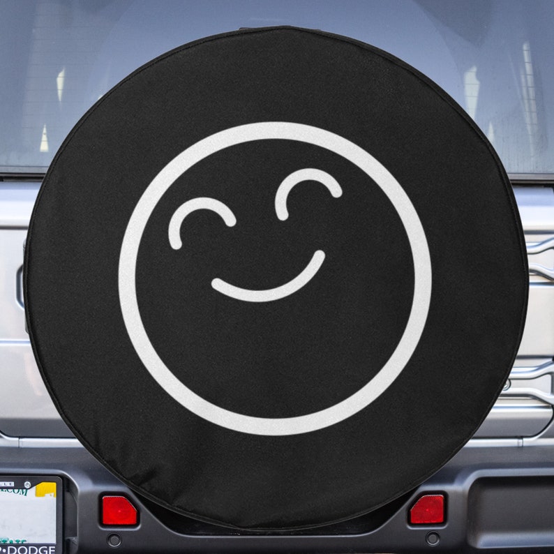 Smiley Face Cover Spare Tire Cover For Jeep Wrangler Jeep Etsy