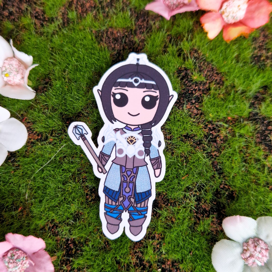 Shadowheart Chibi Baldur's Gate 3 Die Cut Matte Vinyl Sticker - Etsy