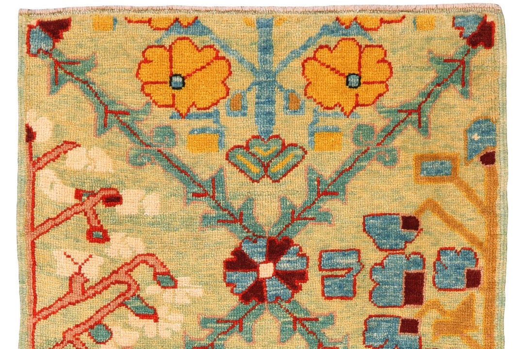Shrubs in Lattice Rug ART00204 Senna, Northwest Persia Rugs Family ...