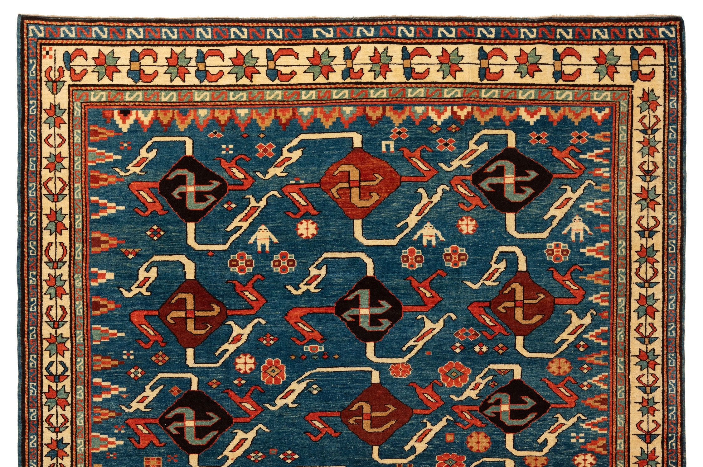 Rug With a Swastika Design ART00408 Caucasus Caucasian Rugs - Etsy ...