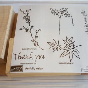 Artfully Asian - Stampin' Up! Rubber Stamp Set - Rubber Stamps ...