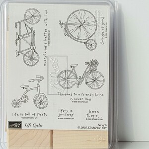 Life Cycles - Stampin' Up! Rubber Stamp Set - Etsy