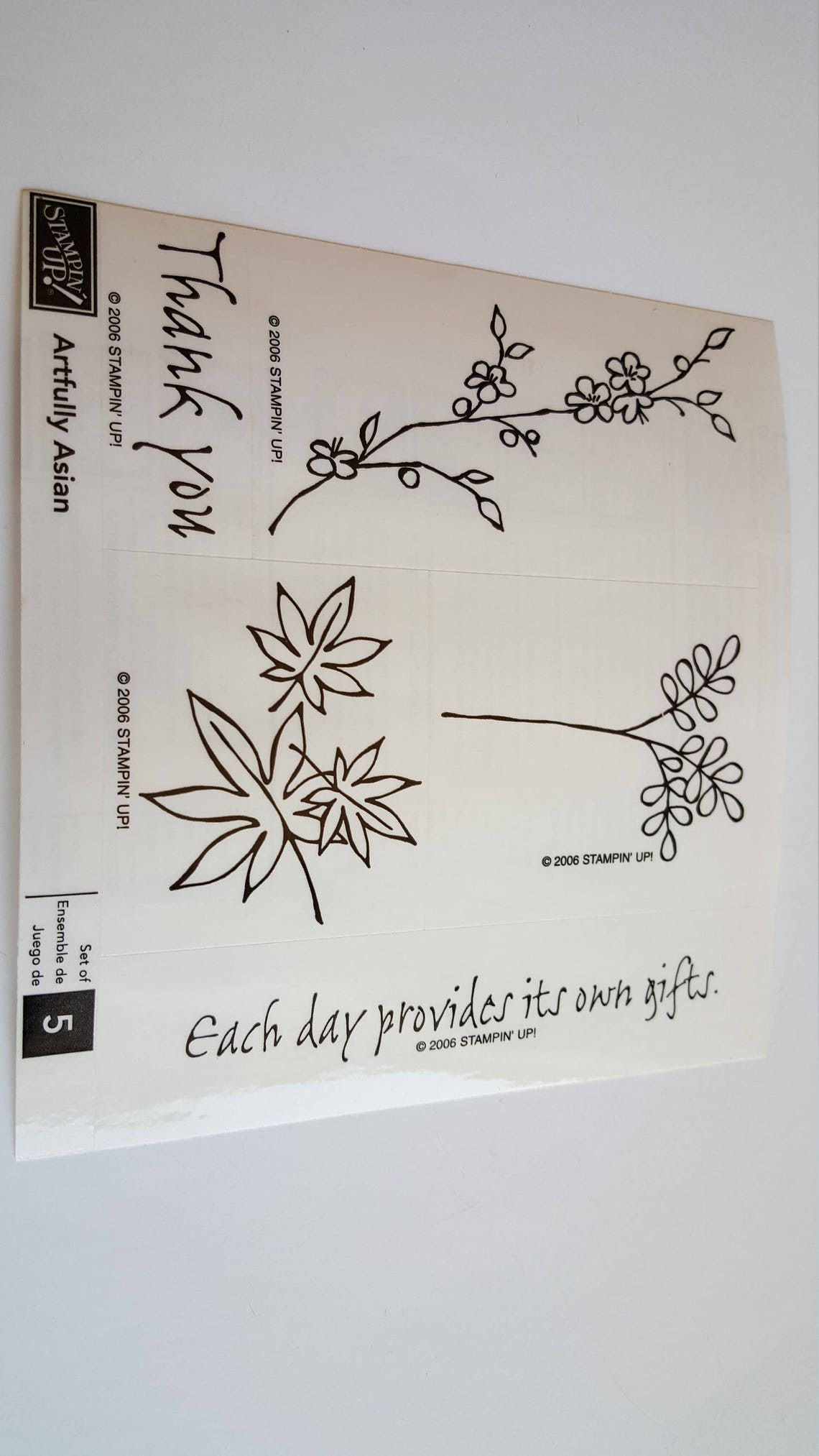 Artfully Asian - Stampin' Up! Rubber Stamp Set - Rubber Stamps ...