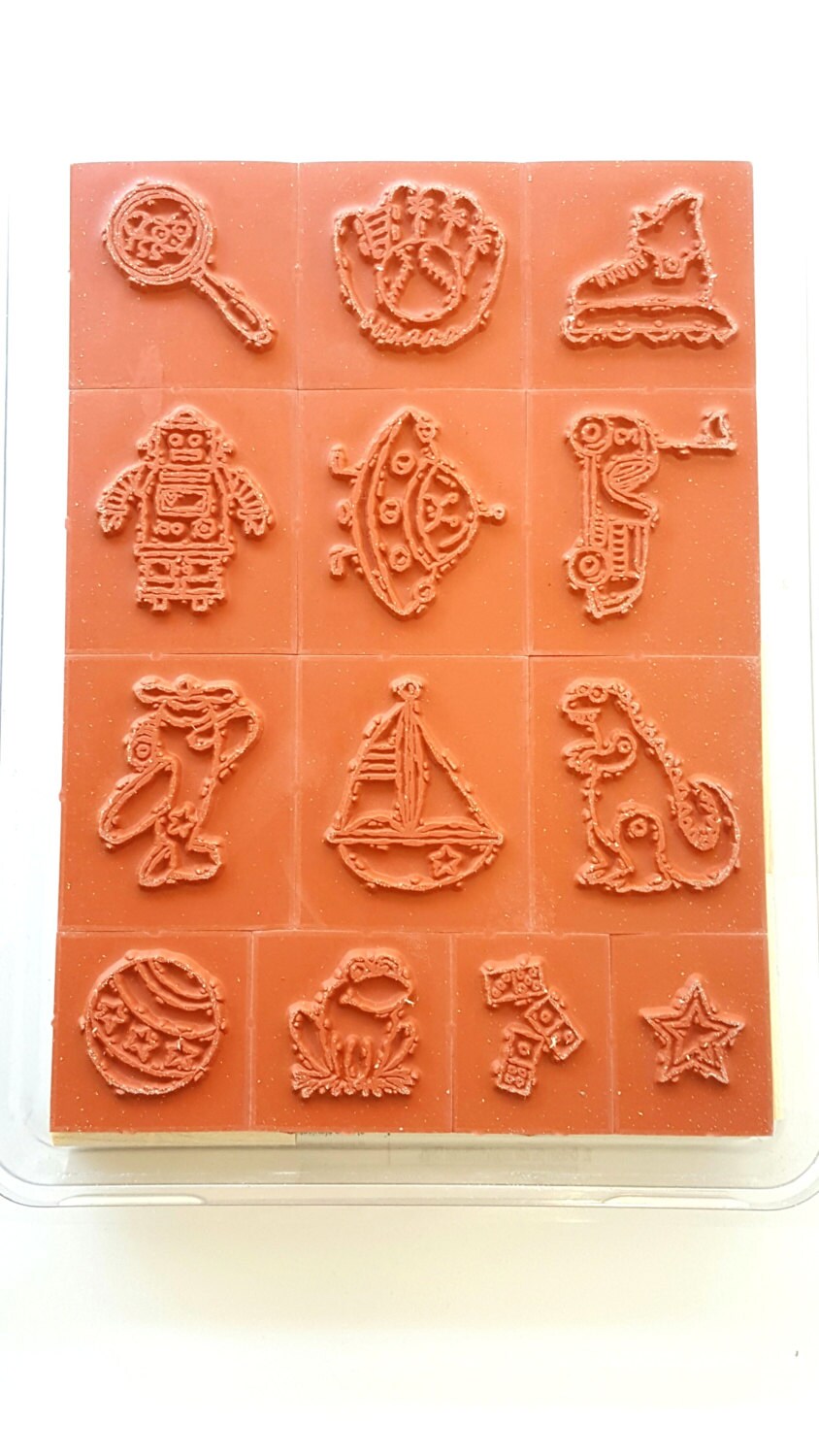 Toy Box - Stampin' Up! Rubber Stamp Set - Etsy