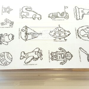 Toy Box - Stampin' Up! Rubber Stamp Set - Etsy