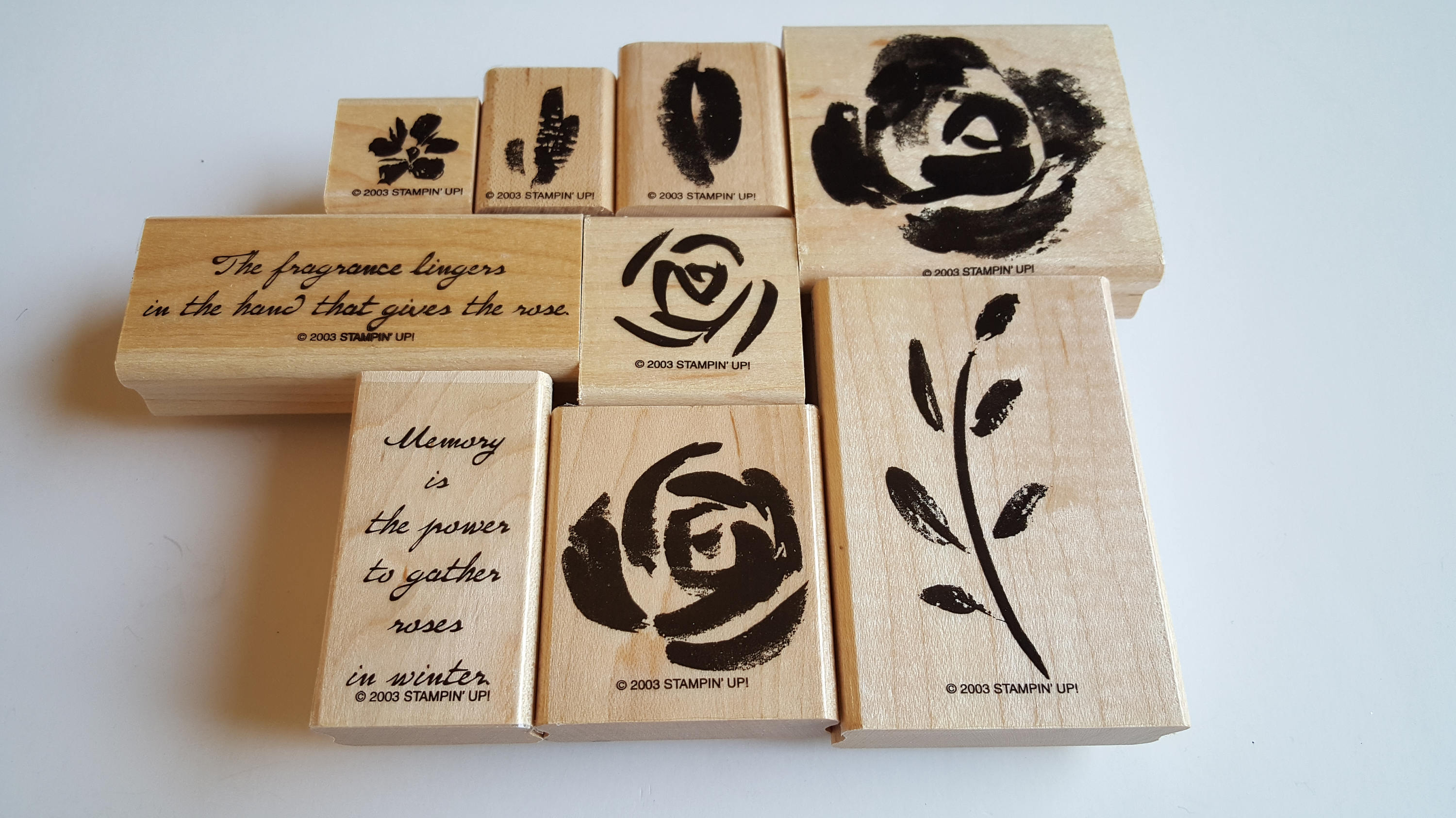Roses in Winter - Stampin' Up! Rubber Stamp Set - Rubber Stamps ...
