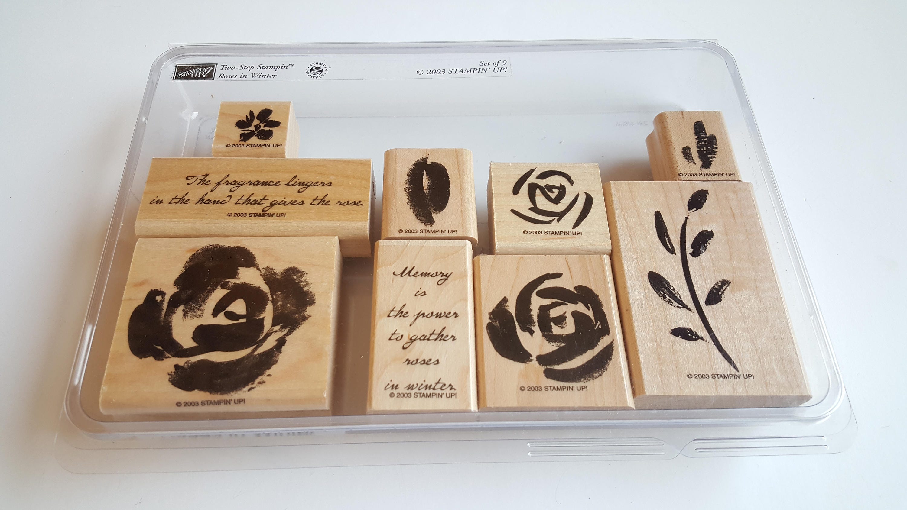 Roses in Winter - Stampin' Up! Rubber Stamp Set - Rubber Stamps ...