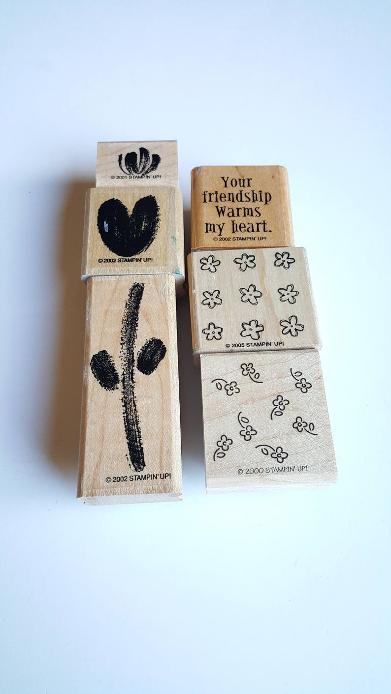 Set of 6 - Stampin' Up! Rubber Stamps - Stampin up Retired Stamps ...
