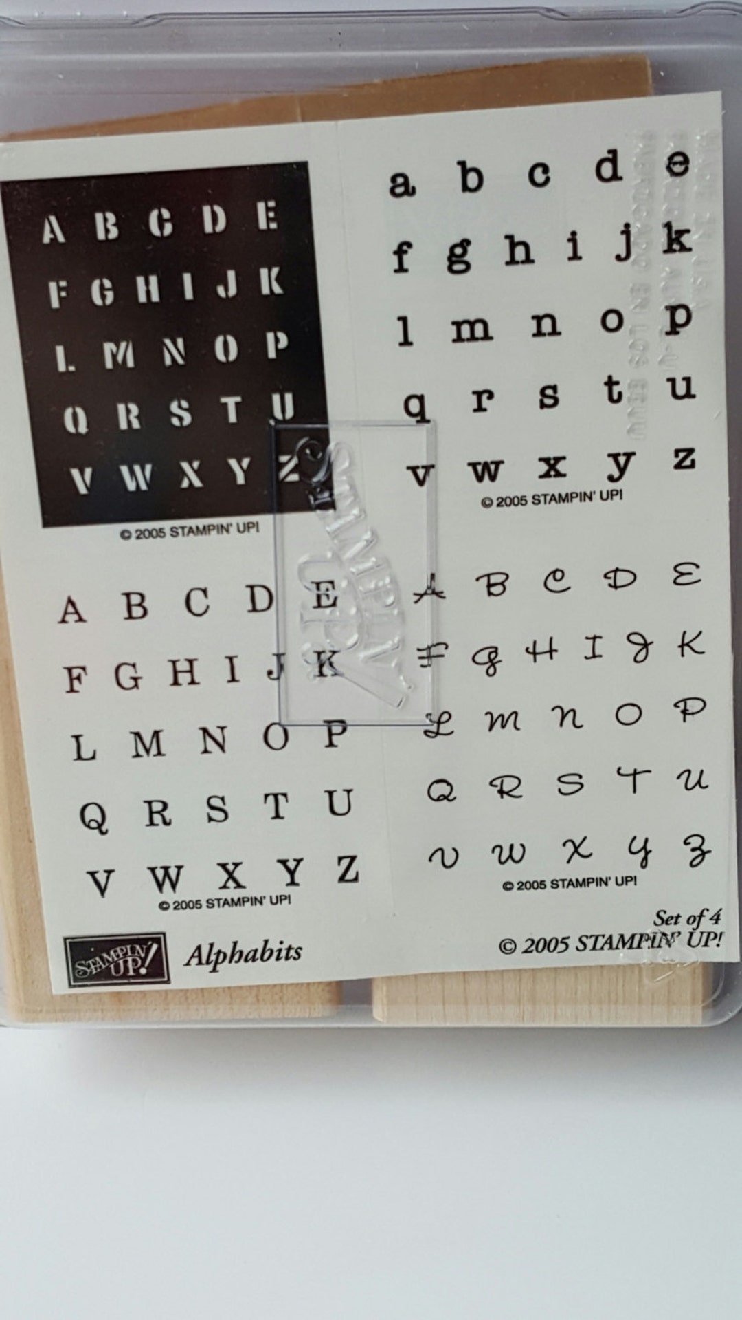 Alphabits - Stampin' Up! Rubber Stamp Set - Etsy
