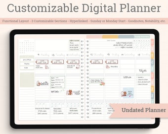 2023 Digital Planner Goodnotes Minimalist Digital Planner 2023 Digital ...