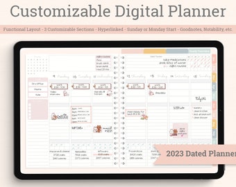 2023 Digital Planner Goodnotes Minimalist Digital Planner 2023 Digital ...