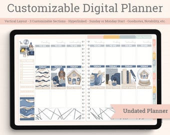 2023 Digital Planner Goodnotes Minimalist Digital Planner 2023 Digital ...