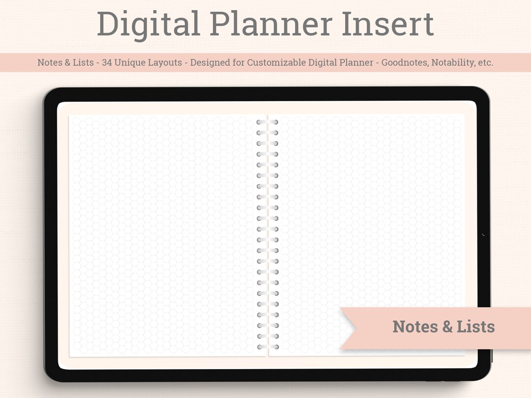 Digital Notebook Goodnotes Digital Notebook Paper Digital Notebook ...