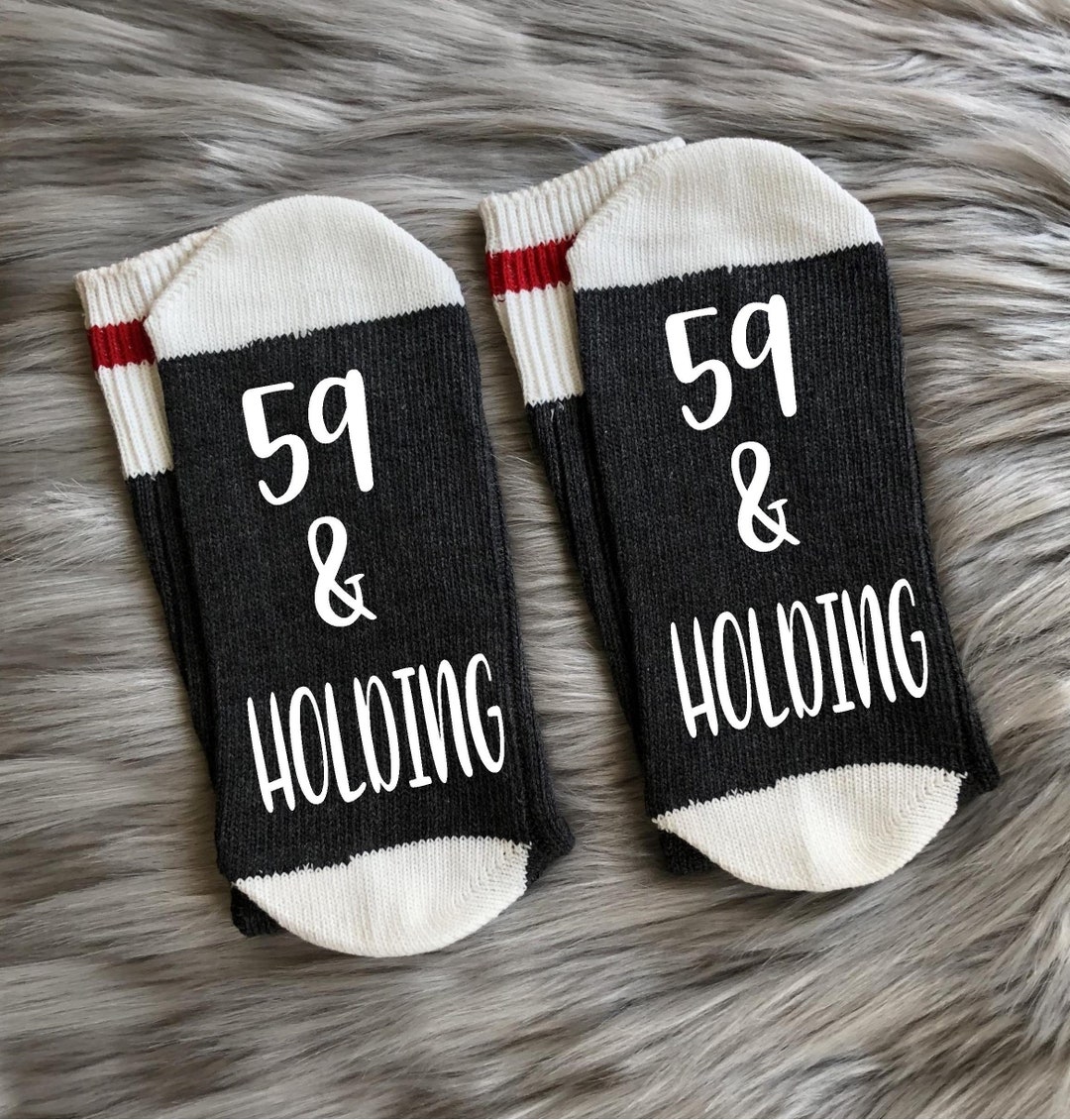 59 & Holding 60th Birthday Socks-60th Birthday Gift-vintage 1966-best ...