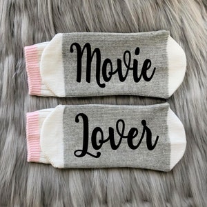 Movie Socks-shh the Movie is On-movie Gifts-movie Lover Gift-movie Buff ...