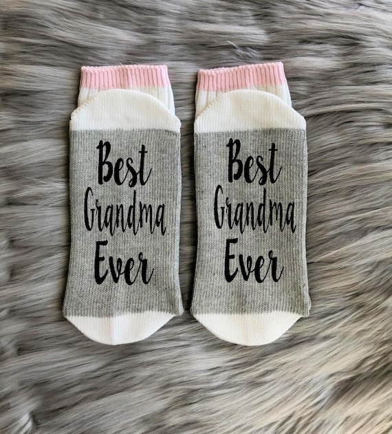 Grandma Socks-best Grandma Ever-gifts for Grandma-new Grandma - Etsy