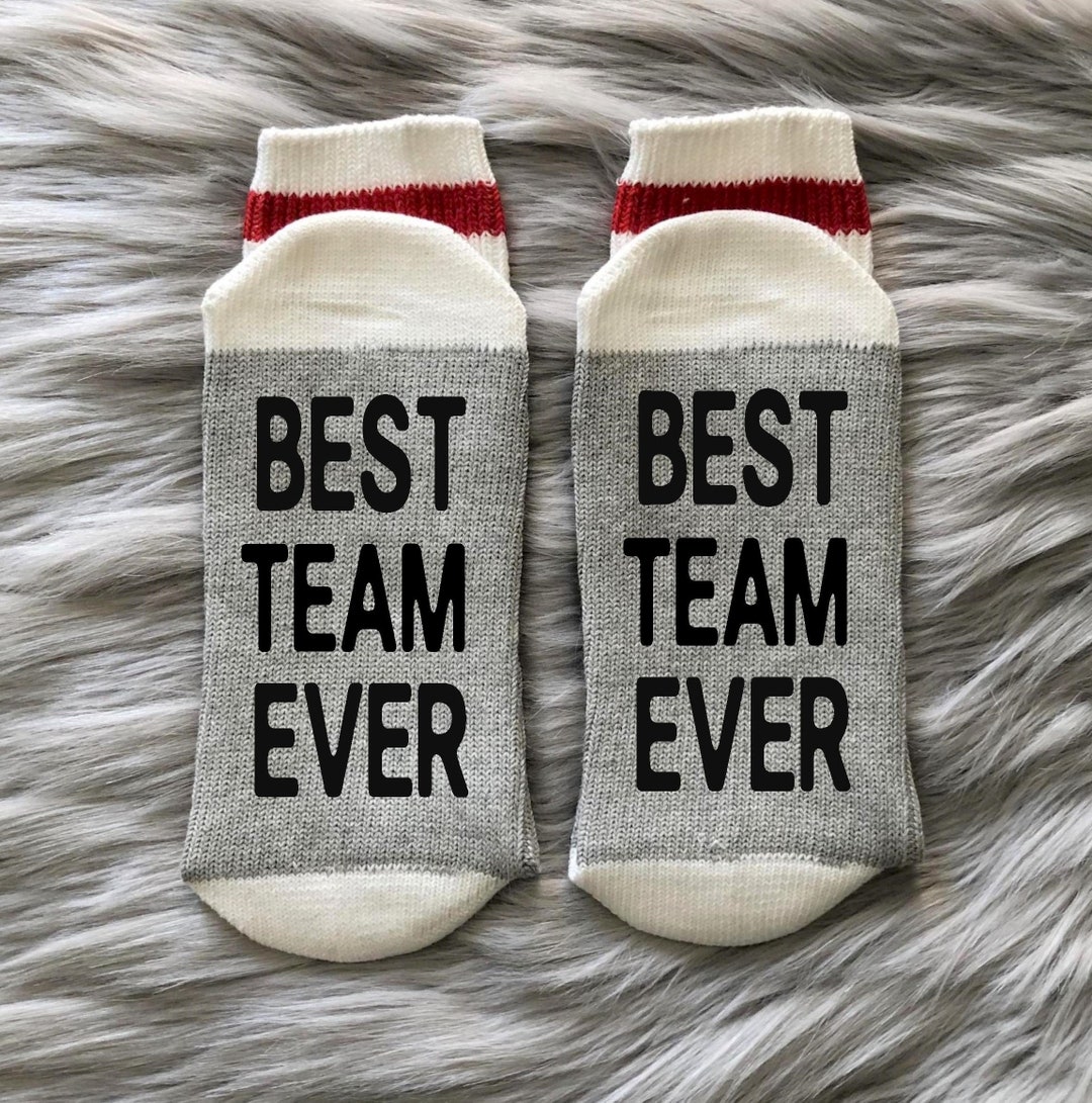 Best Team Ever Socks- Team Gifts - Employee Gift - Corporate Gifts ...