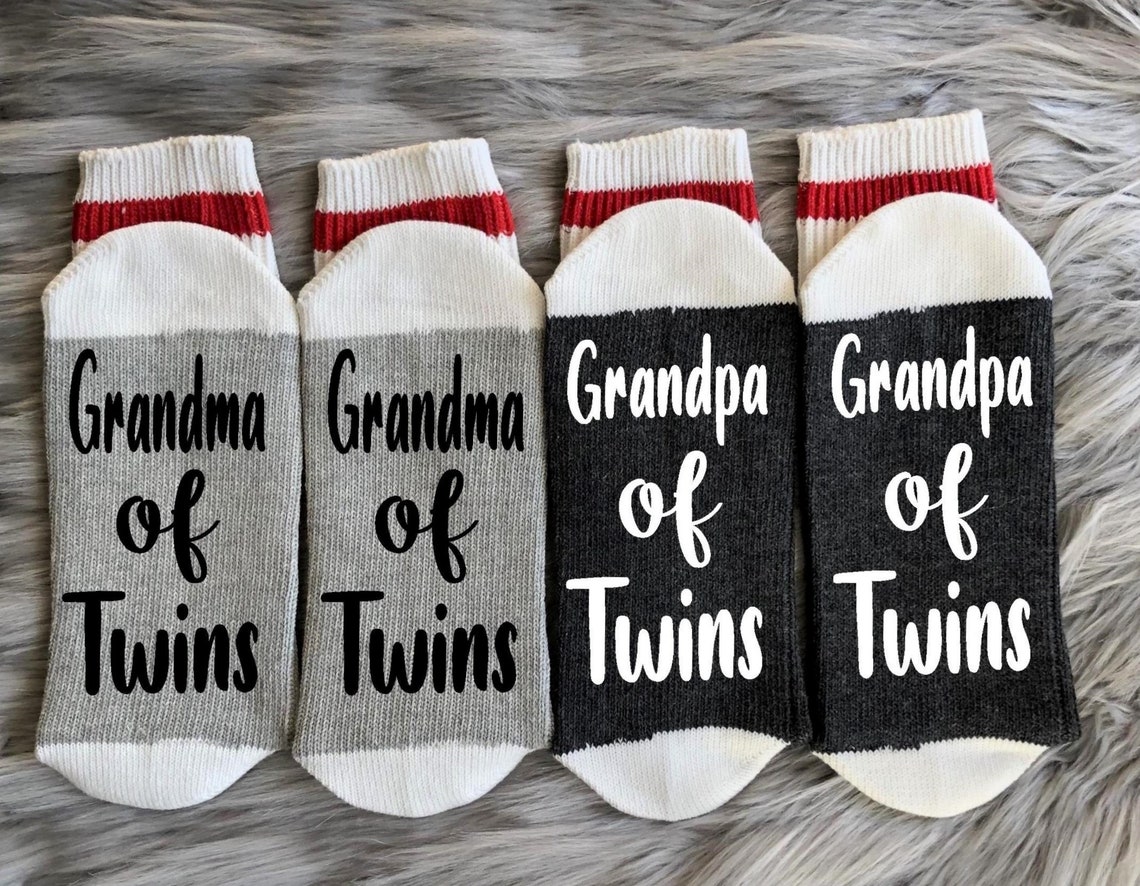 Mom of Twins Socks-twin Mom Gifts-growing Two Tiny Humans-twin Reveal ...