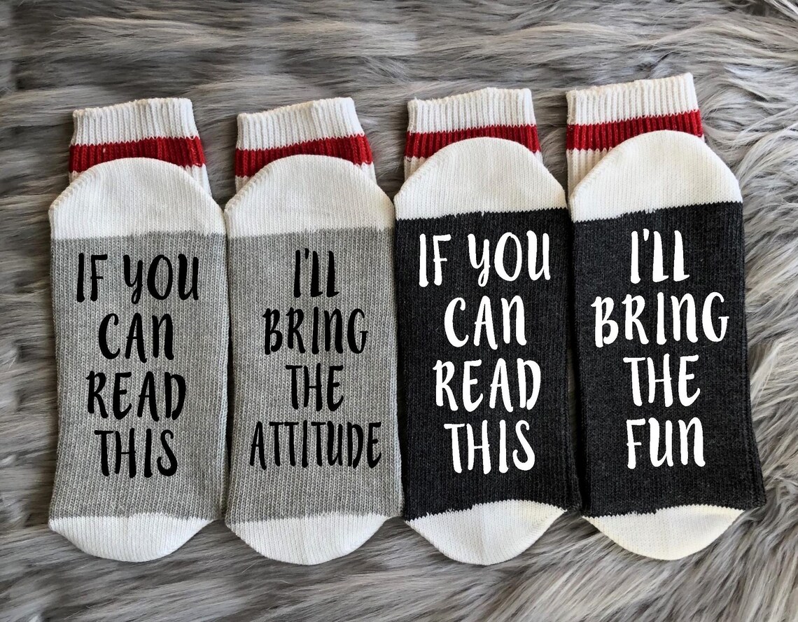 Best Friend Socks-girls Weekend-i'll Bring the Attitude-girls Trip ...