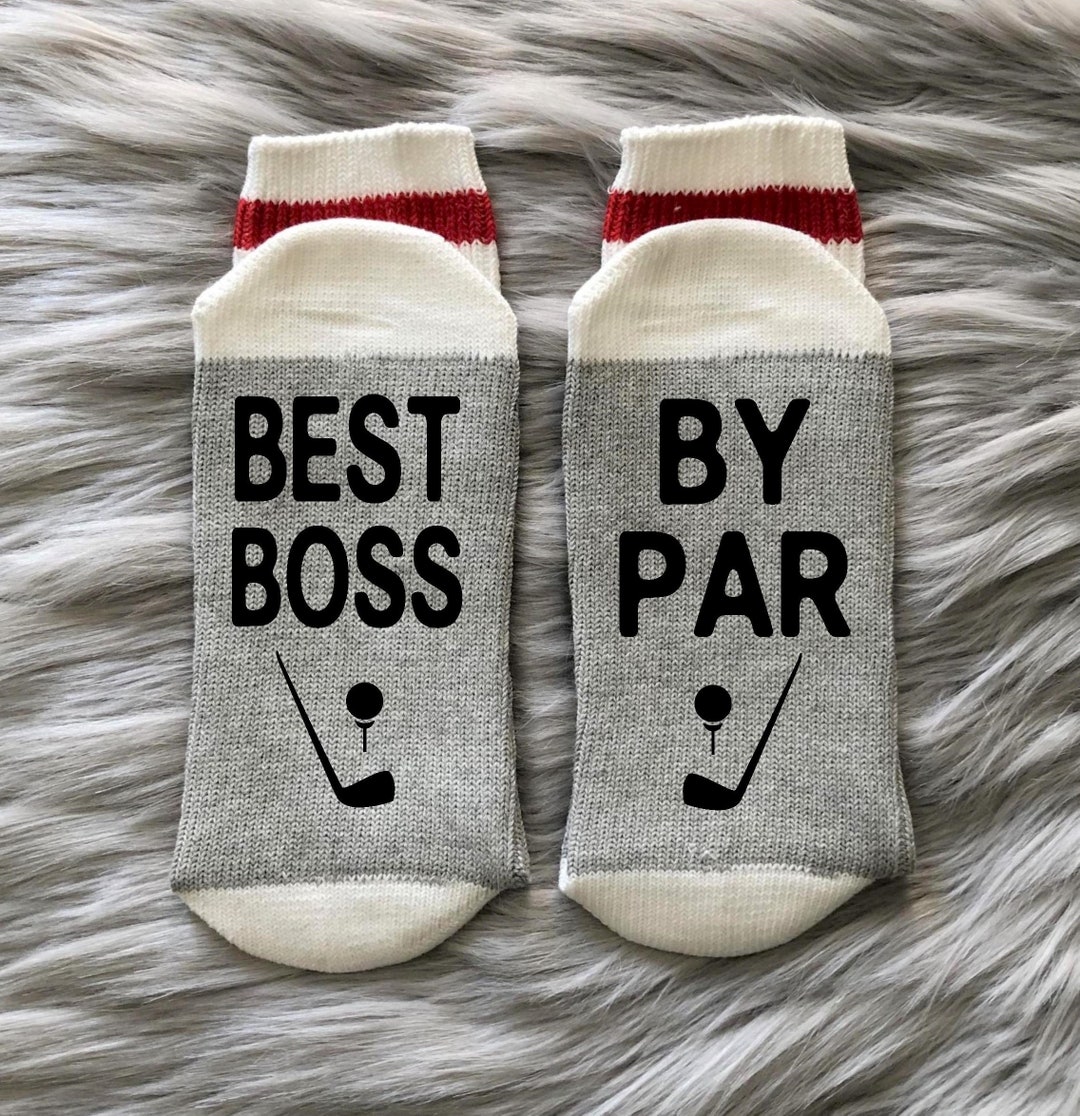Best Boss by Par-golf Socks-boss Gift-golf Gifts-boss Golfing Gift-golf ...