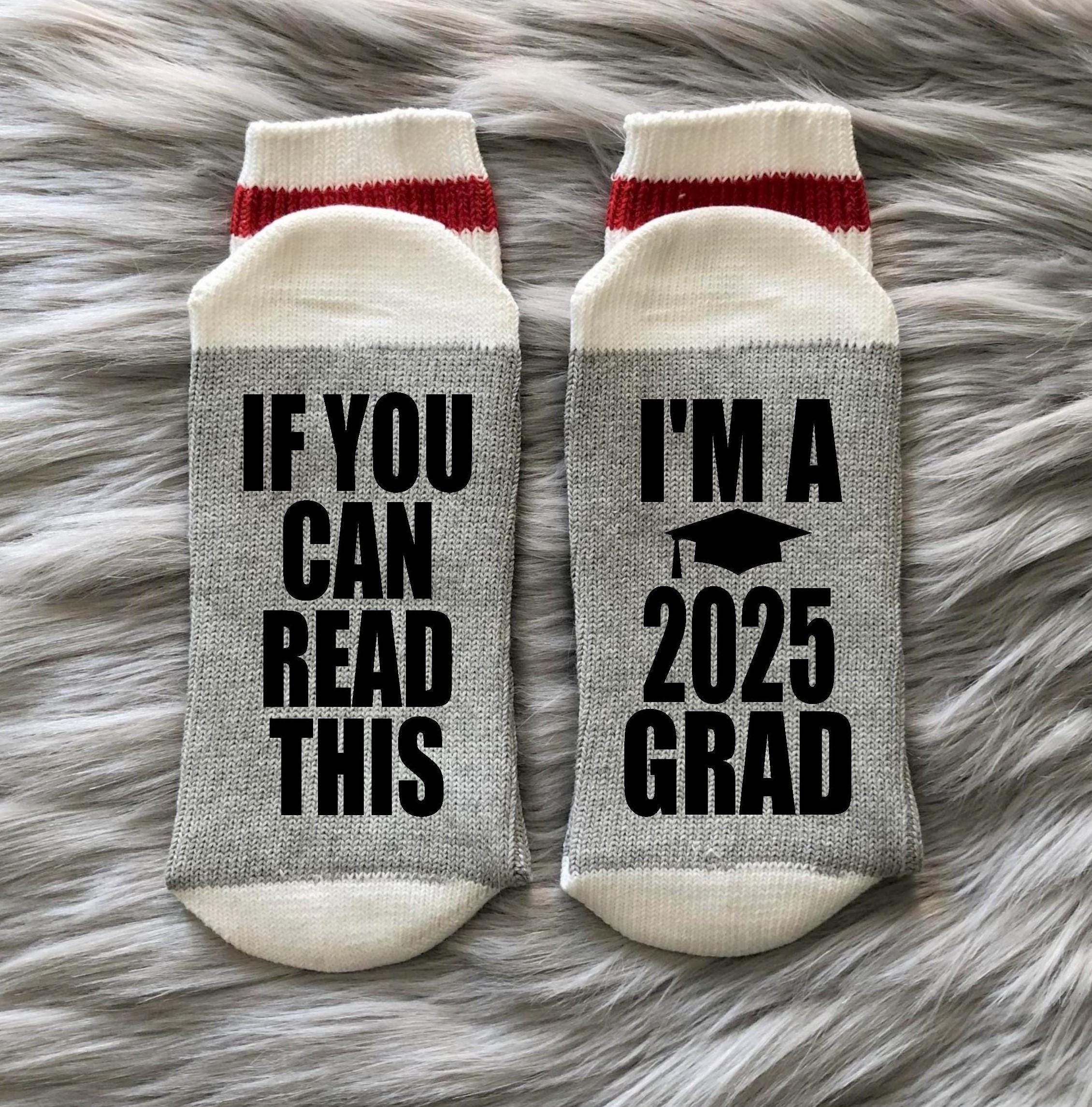 Funny Graduate Socks Hassle For Tassel Graduation Socks Class Of 2025 ...