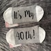 40th Birthday Socks-40th Birthday Gift-birthday Gifts for - Etsy
