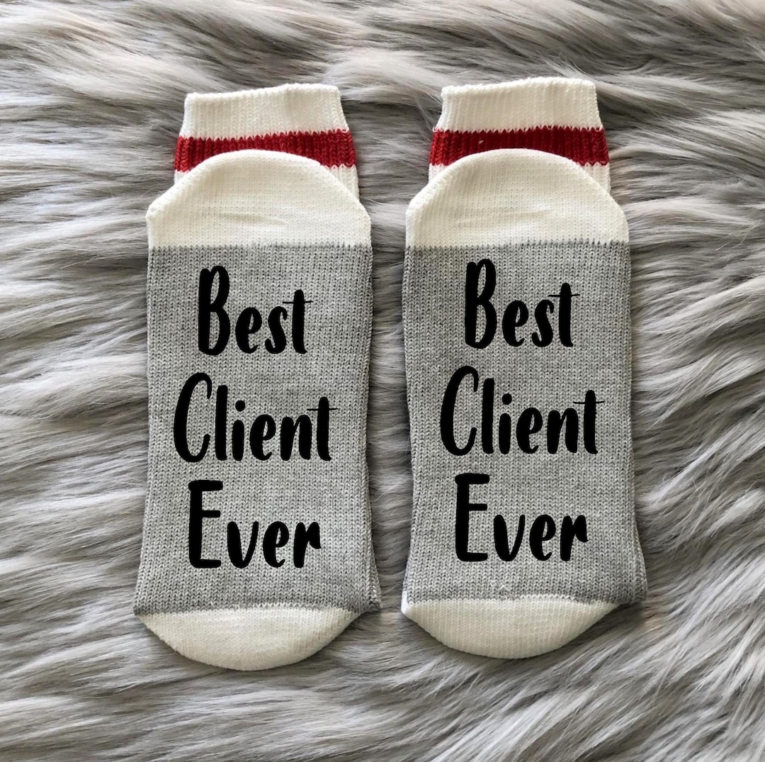Best Client Ever Socks - Gift for Client - Client Gift Box ...