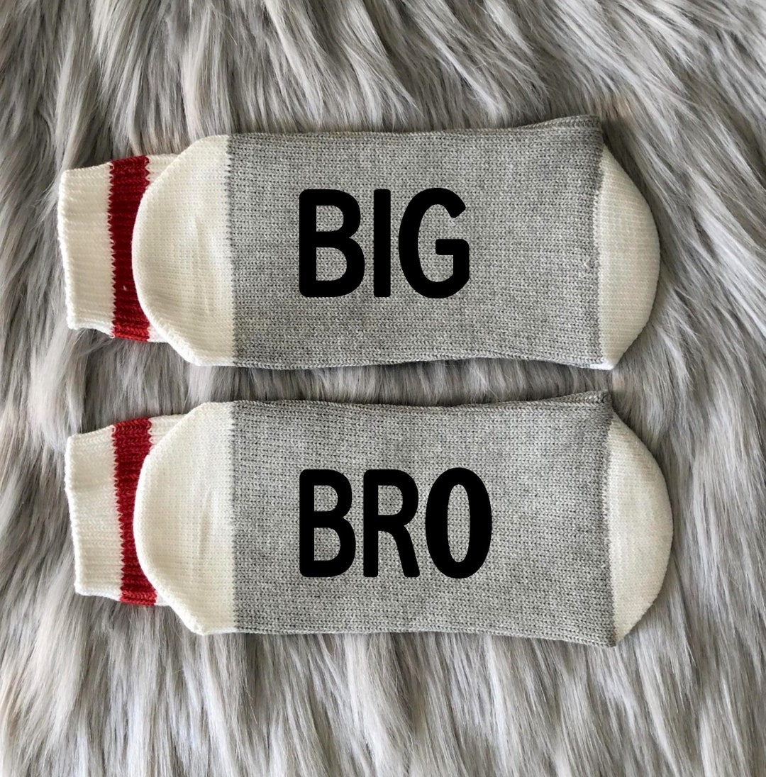 Big Bro-brother Socks-best Brother Ever-brother Gifts-gifts for Brother ...
