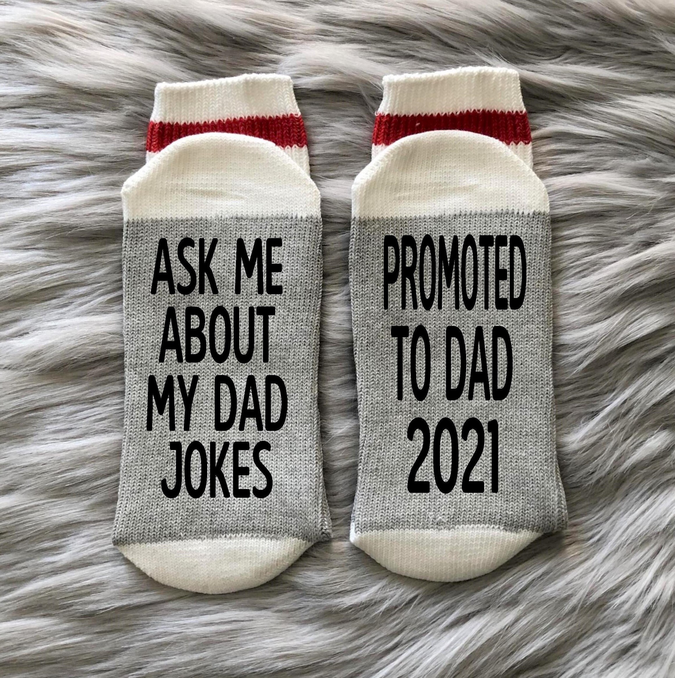 Dad Jokes Socks My Jokes are Officially Dad Jokes Funny Dad | Etsy