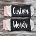 Custom Socks-custom Words Socks-word Socks-novelty Socks-socks - Etsy