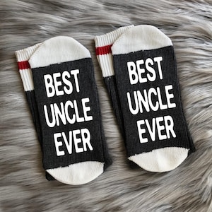 Custom Uncle Socks-gift for Uncle-uncle Gift-best Uncle Ever-brother ...