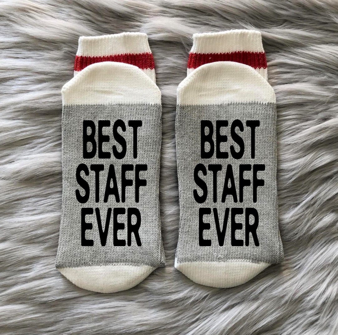 Best Staff Ever Socks - Corporate Gifts - Employee Christmas Gift ...